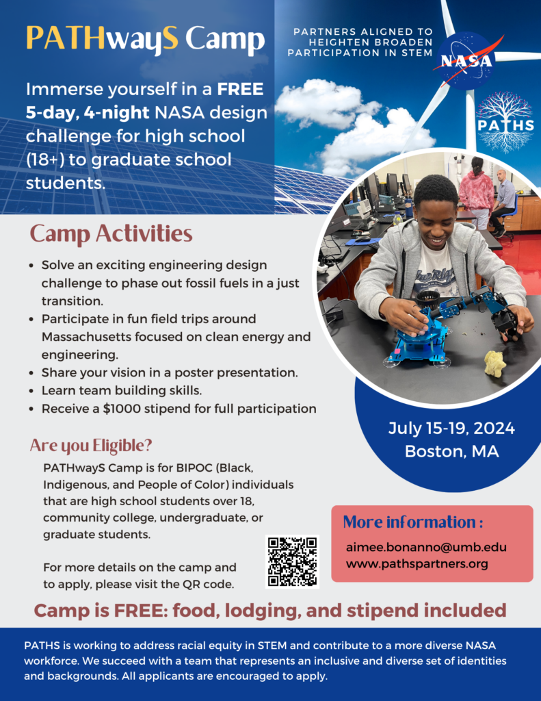 PATHwayS Camp - UMass Boston PATHS